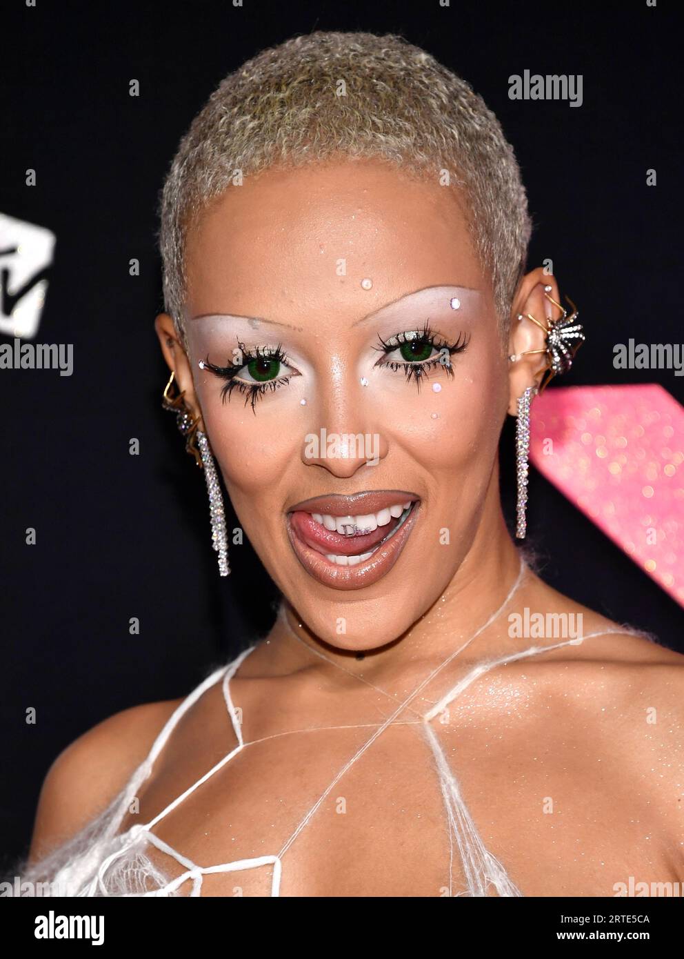 Doja Cat arrives at the MTV Video Music Awards on Tuesday, Sept. 12 ...