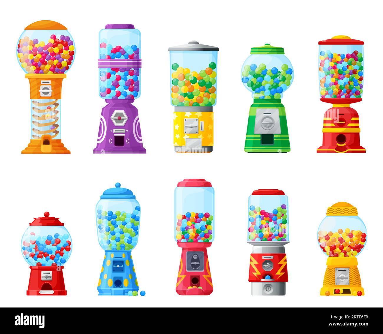 Sweets in vending machine Stock Vector Images - Alamy
