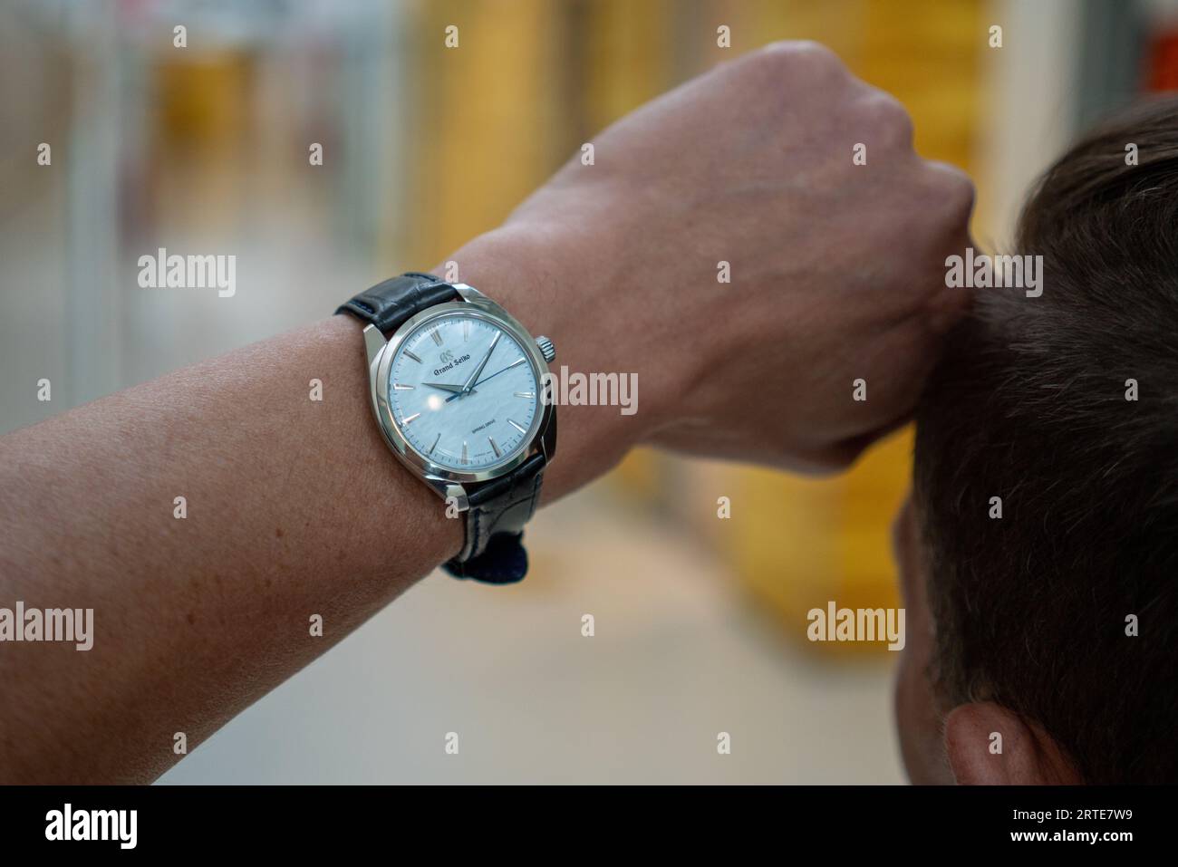 Grand Seiko SBGY007 Omiwatari Stock Photo - Alamy