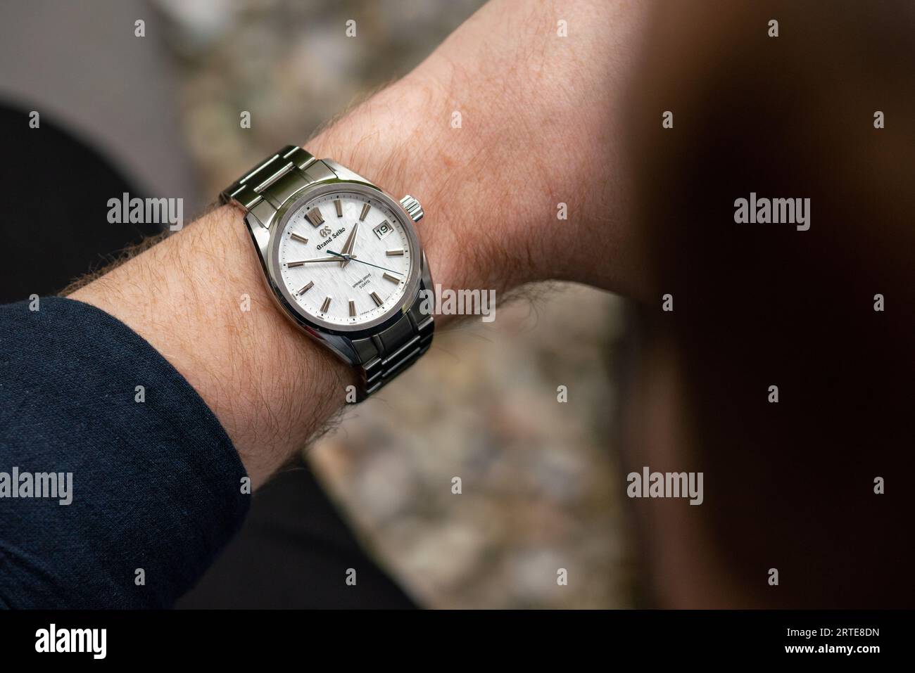 Grand Seiko SLGA009 White Birch Stock Photo - Alamy