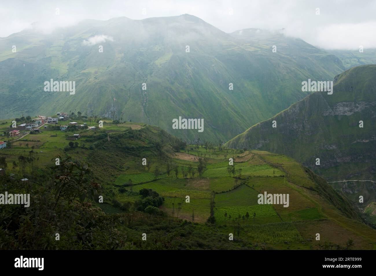 Scenic overlook on the road in Limon, Ecuador; Limon, Ecuador Stock ...