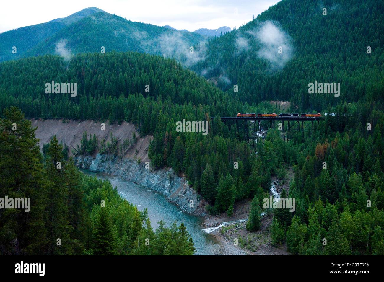 Distant train of vehicles hi-res stock photography and images - Alamy