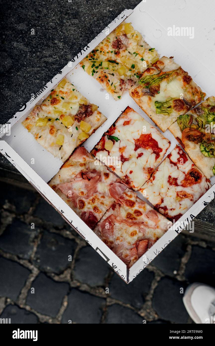 Assorted pizza hi-res stock photography and images - Alamy