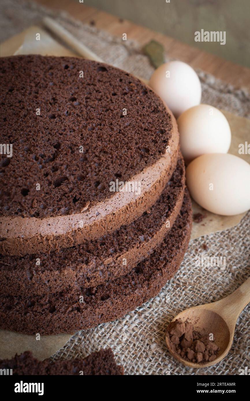 Fatless sponge torte hi-res stock photography and images - Alamy