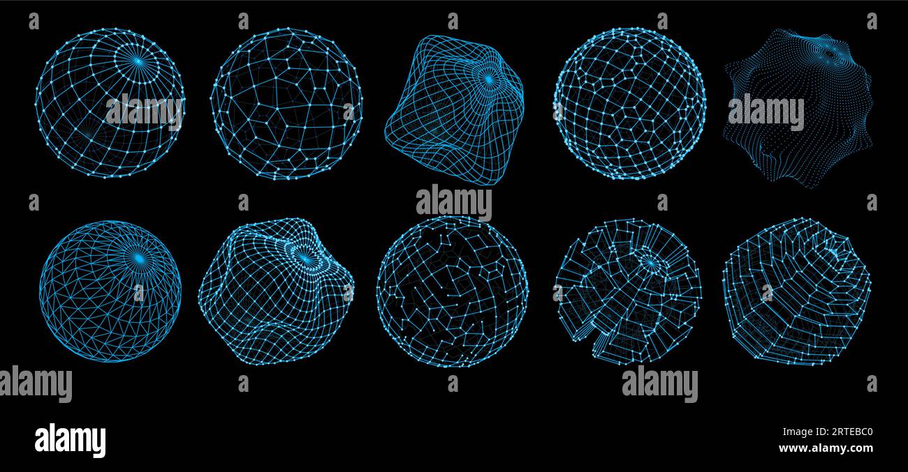 Wireframe models Stock Vector Images - Alamy