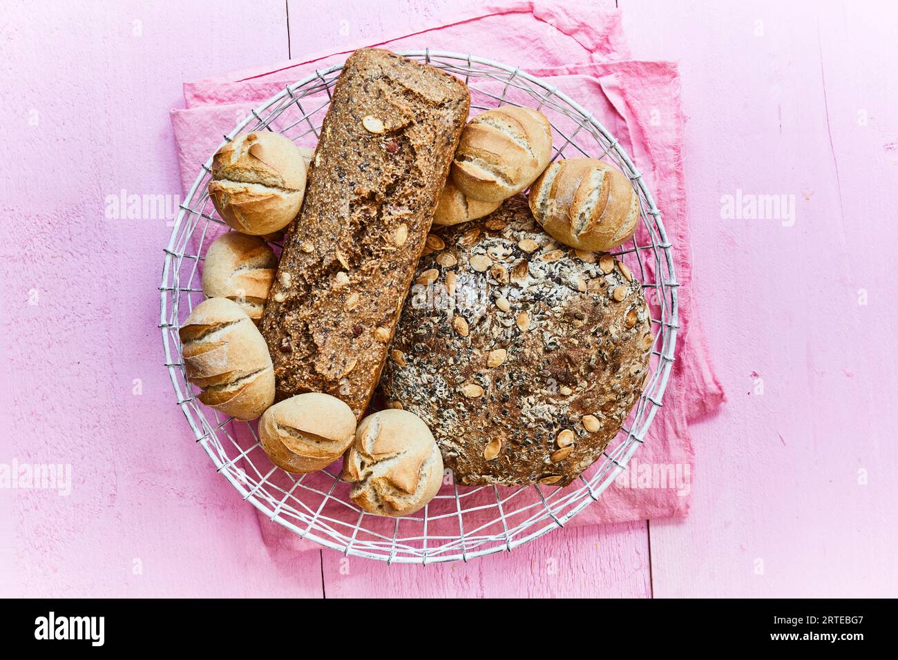Different types breads buns hi-res stock photography and images - Alamy