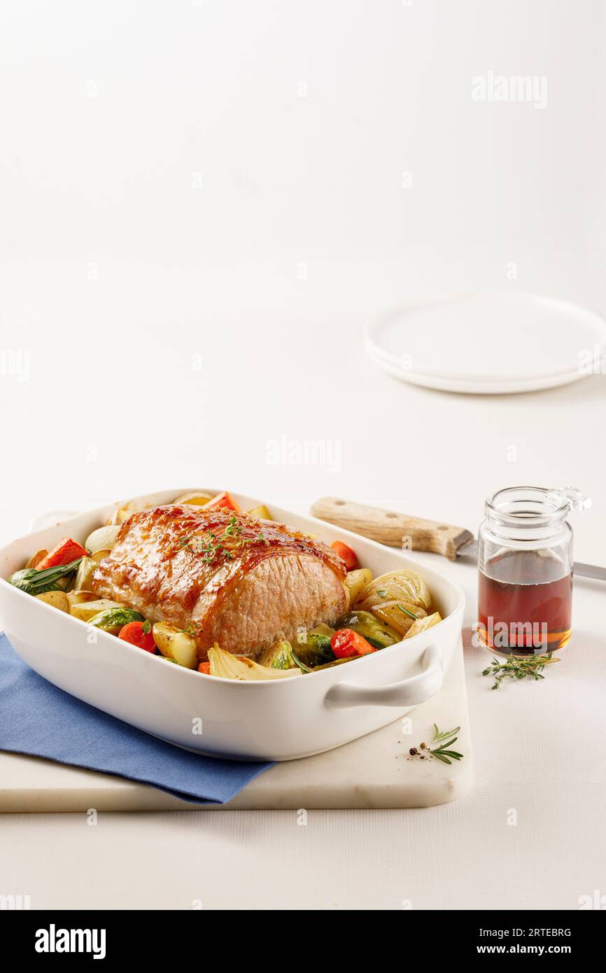 Oven roast pork hi-res stock photography and images - Alamy