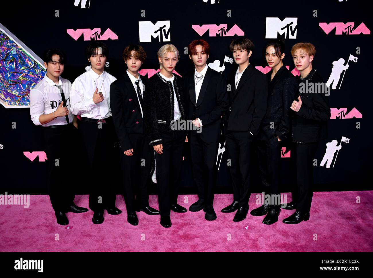 Bang Chan, Lee Know, Changbin, Hyunjin, Han, Felix, Seungmin, and I.N ...