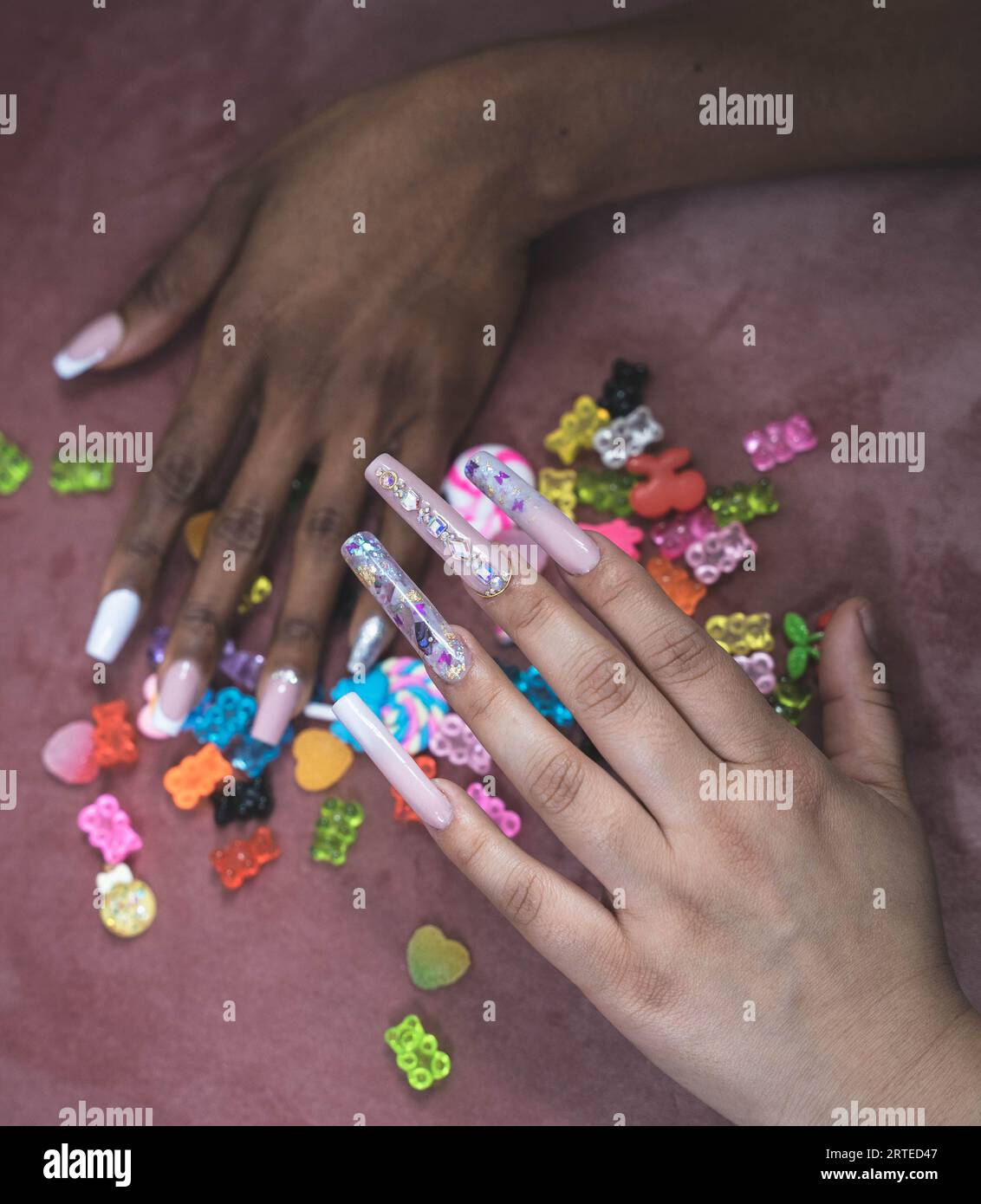 hands between colors Stock Photo - Alamy