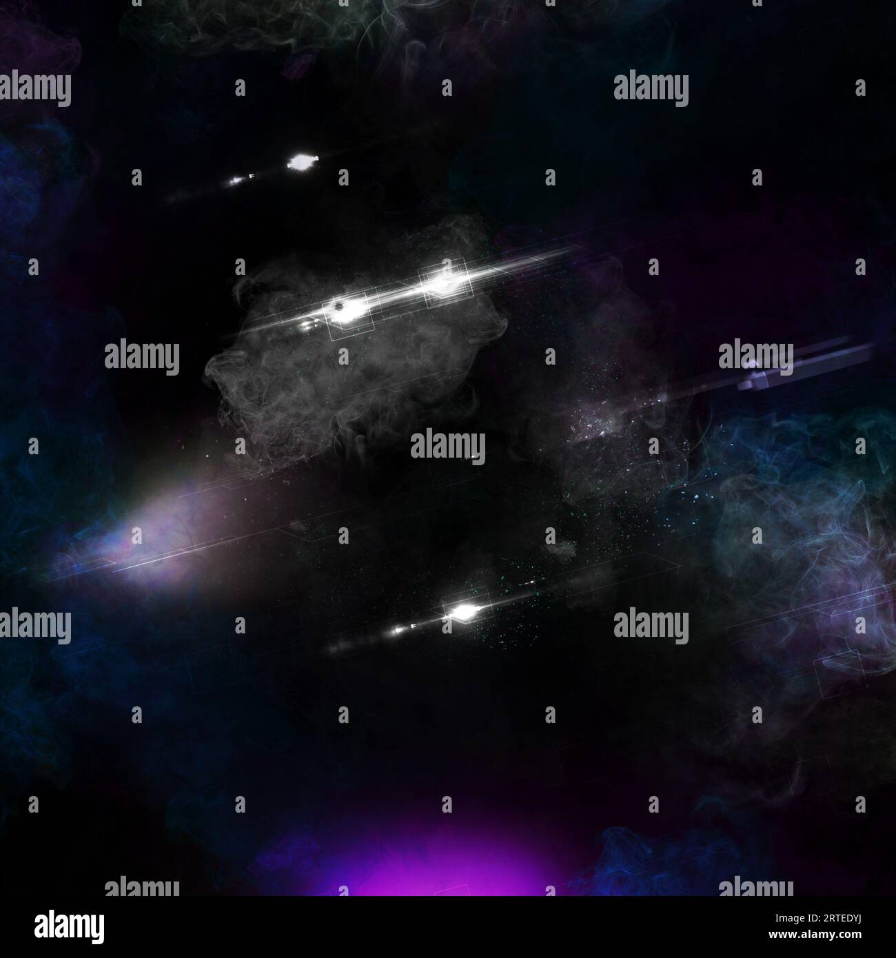 Abstract starry Space purple with shining star dust and nebula ...