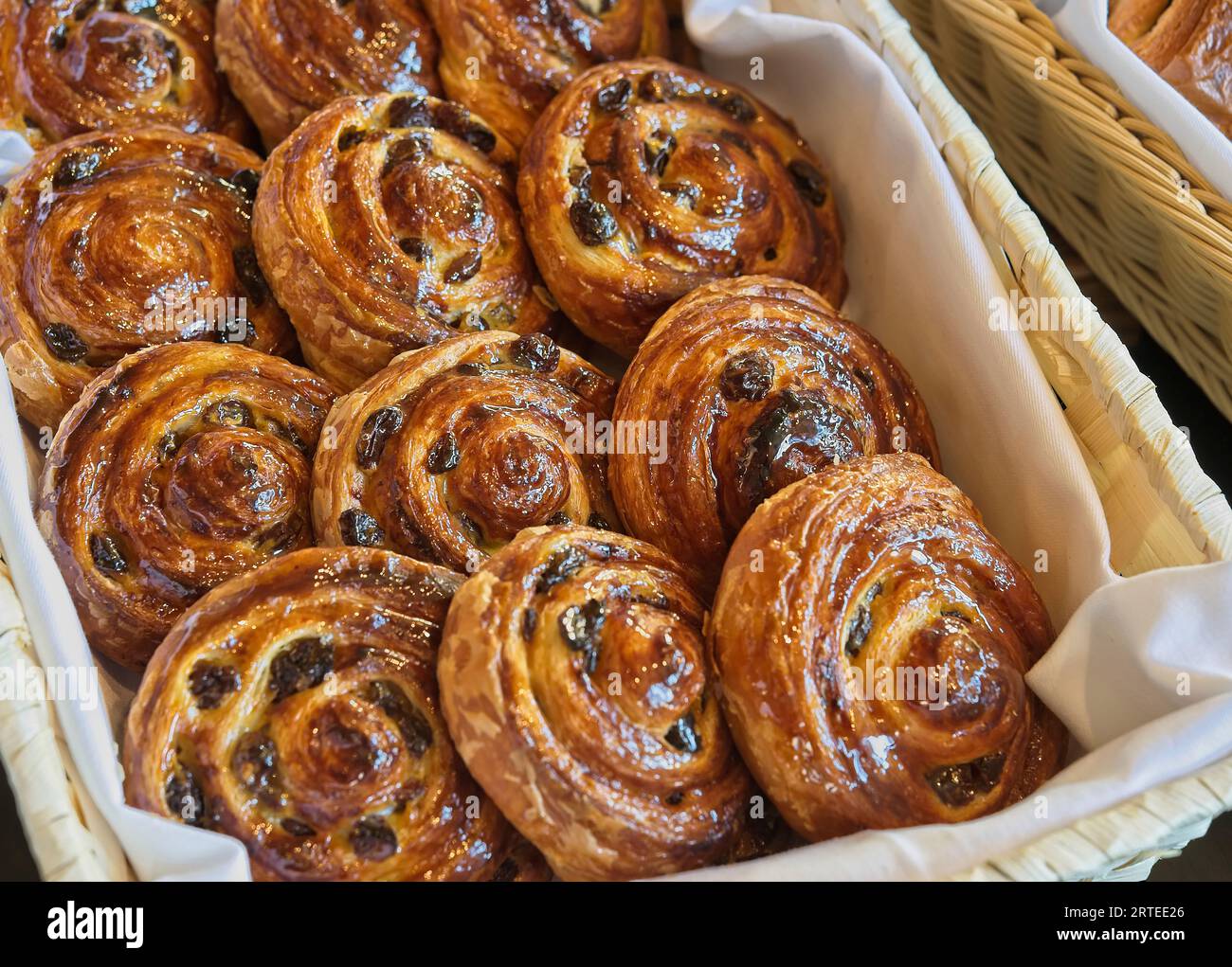 Raisin pinwheel hi-res stock photography and images - Alamy
