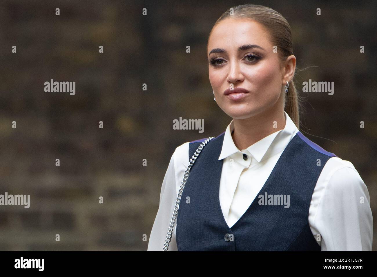 London, UK. 12 Sep 2023. Love Island's Georgia Harrison arrives for a ...