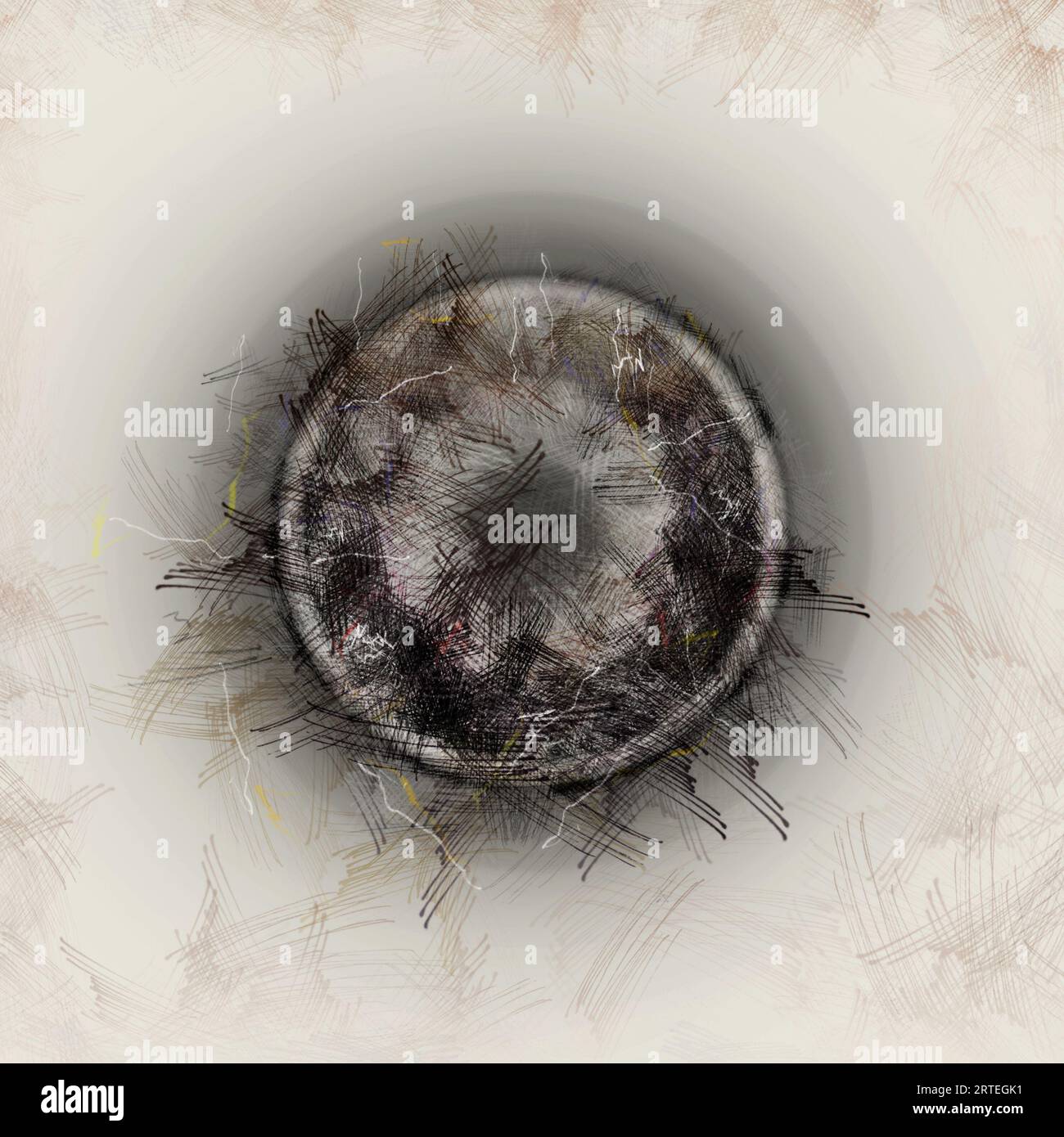 Vector colorful detailed backdrop with crayon scribble texture texture ...