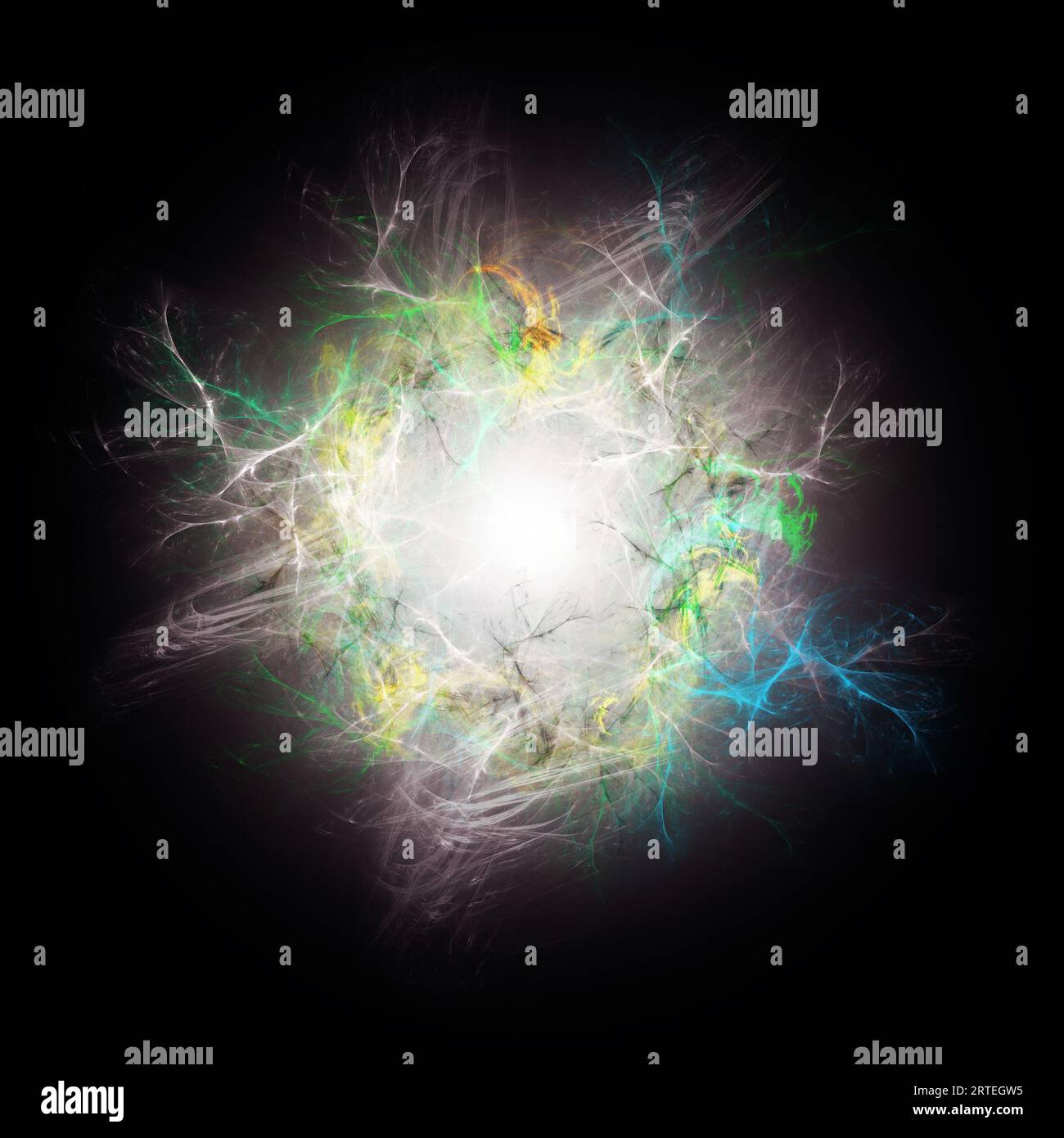 Abstract Waving Particle Technology Background Design. Abstract wave ...