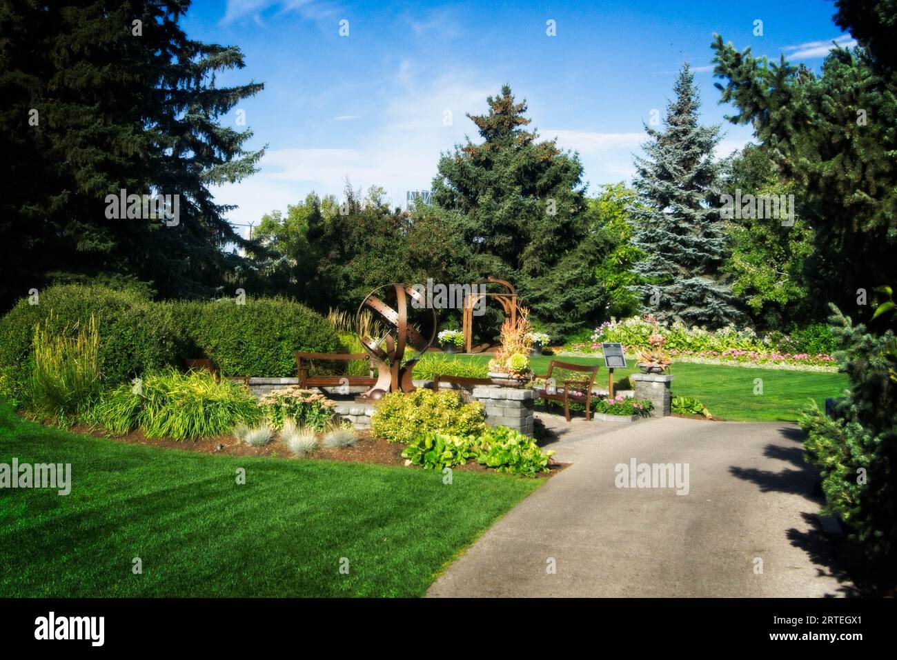 Dorothy Harvie Gardens Calgary Zoo Alberta Stock Photo - Alamy