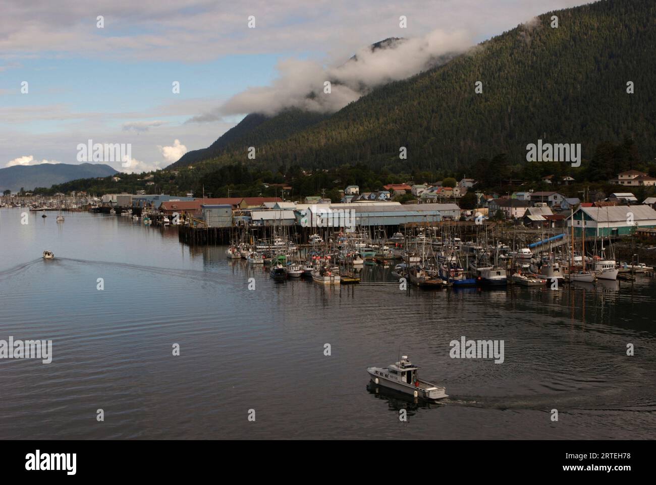 Alaska sitka boats harbor hi-res stock photography and images - Alamy