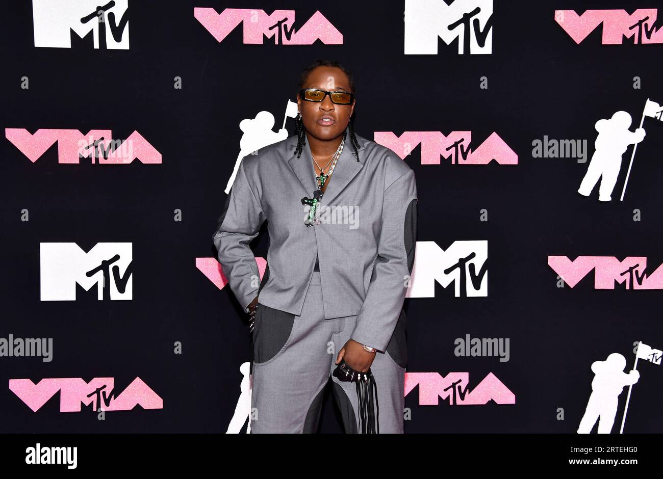 Jozzy arrives at the MTV Video Music Awards on Tuesday, Sept. 12, 2023 ...