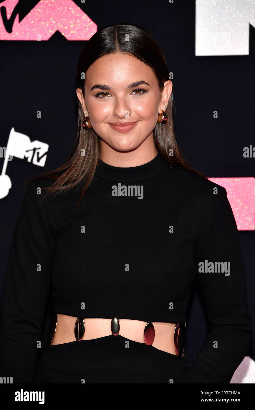 Jenna Raine arrives at the MTV Video Music Awards on Tuesday, Sept. 12 ...