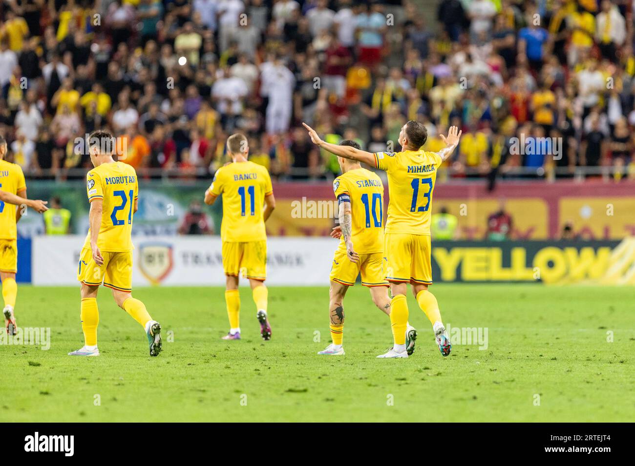Bucharest, Roumanie. 13th Sep, 2023. Valentin Mihaila of Romania ...