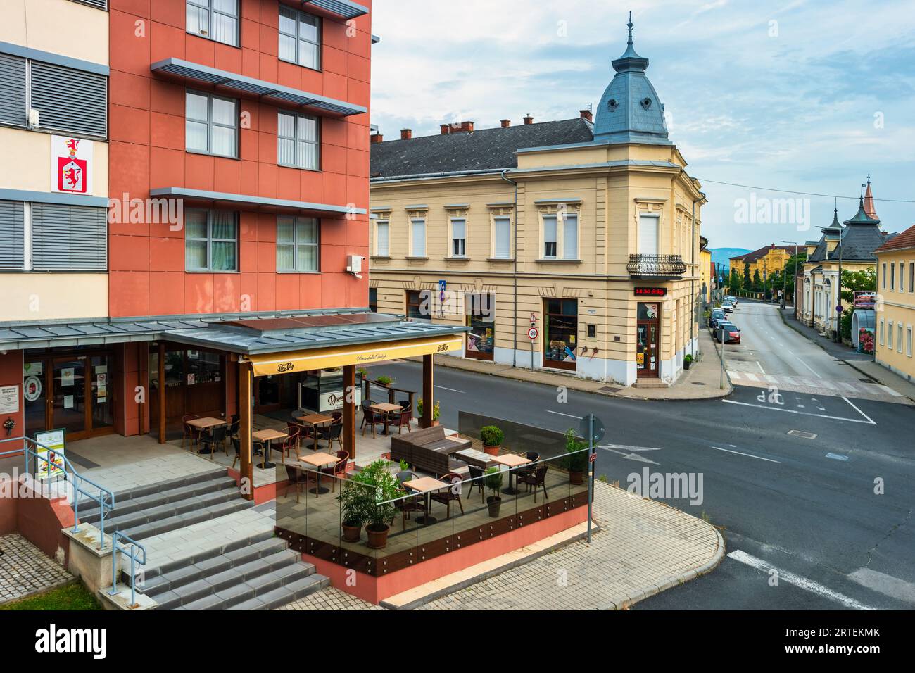 Downtown Tapolca, in the Balaton Uplands, Hungary Stock Photo - Alamy