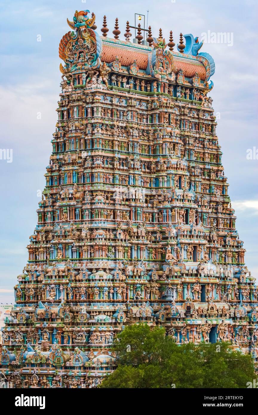 The Meenakshi temple Stock Photo - Alamy