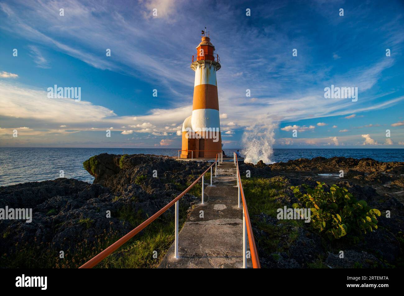 Folly point lighthouse, jamaica hi-res stock photography and images - Alamy