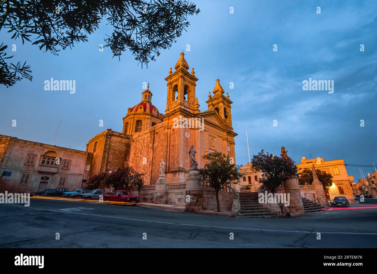 Church of Saint Margaret in Sannat, Malta; Sannat, Gozo Island, Malta ...