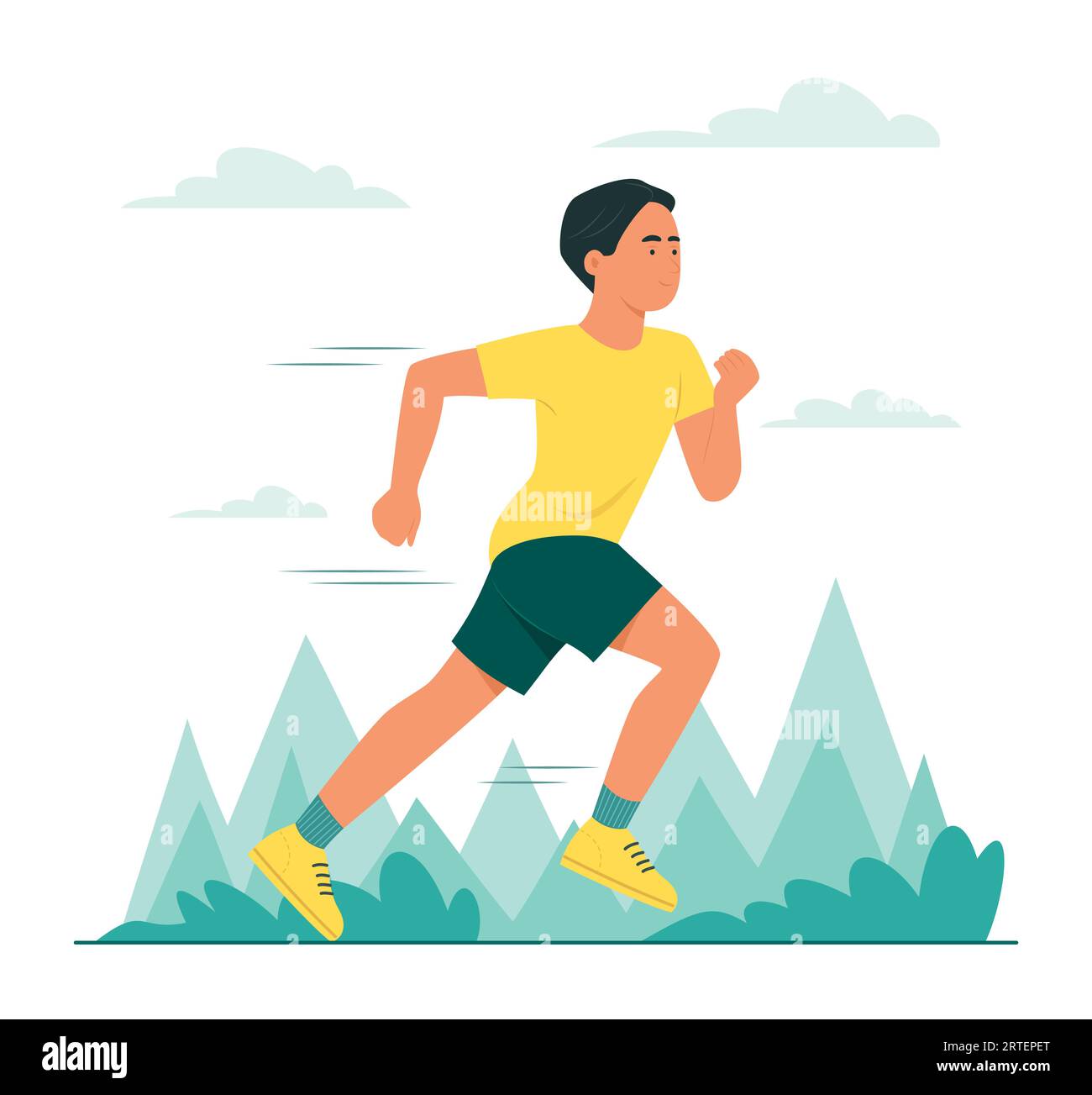 Athletics practice Stock Vector Images - Alamy