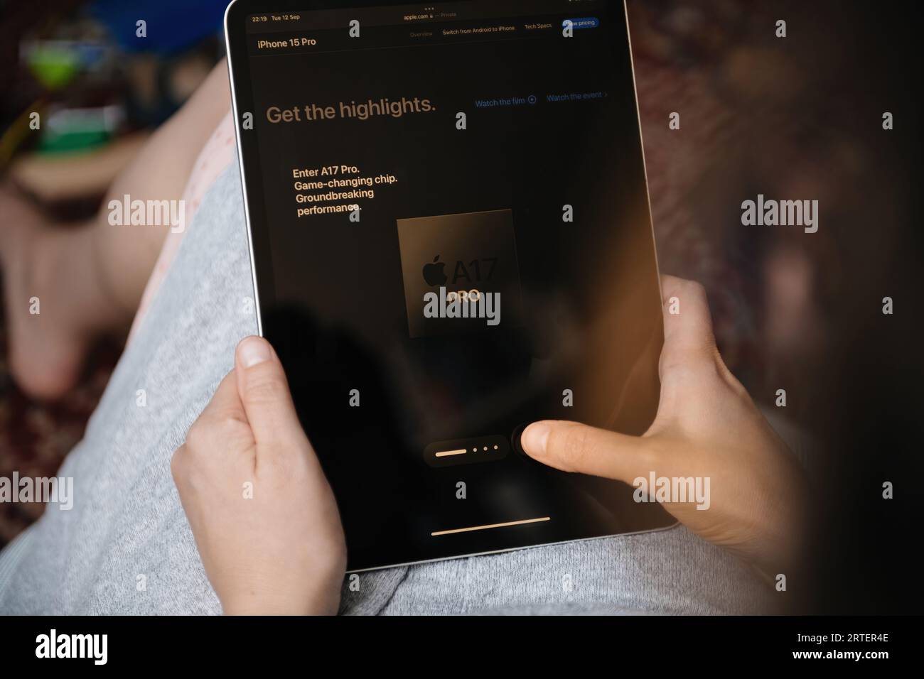 Apple a17 pro chip hi-res stock photography and images - Alamy