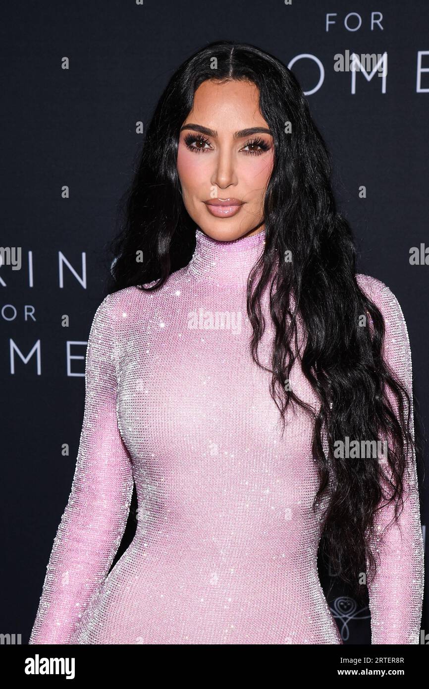 New York, USA. 12th Sep, 2023. Kim Kardashian walking on the red carpet ...