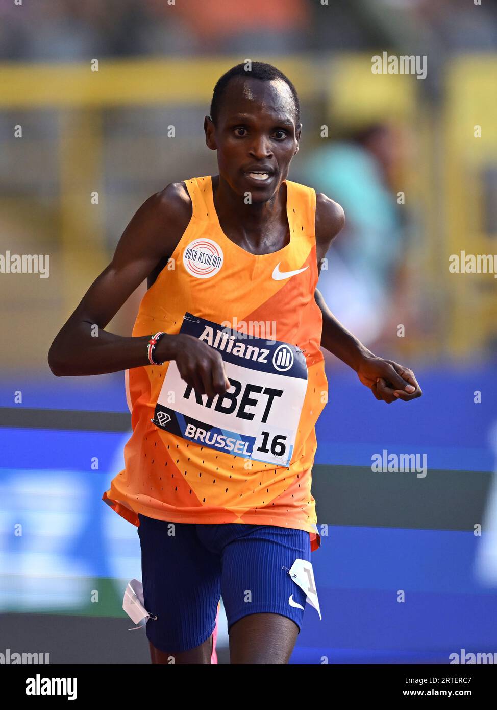 BRUSSELS - Benard Kibet during the 10000 meters of the Allianz Memorial ...