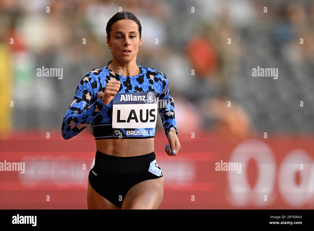 BRUSSELS - Camille Laus during the 400 meters of the Allianz Memorial ...
