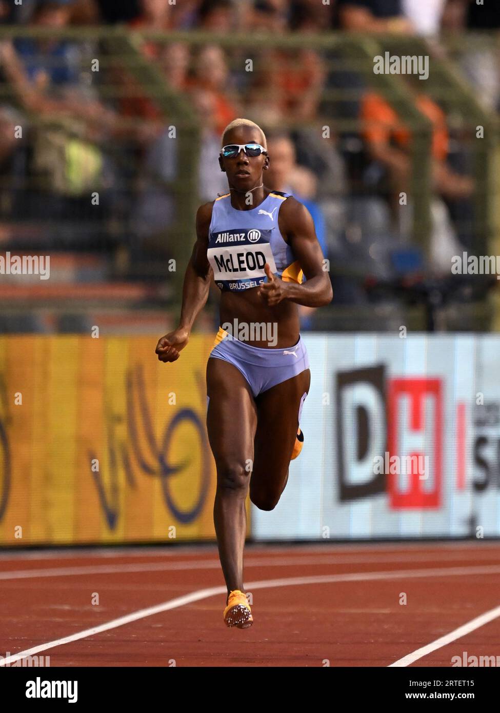 BRUSSELS - Candice McLeod during the 400 meters of the Allianz Memorial ...