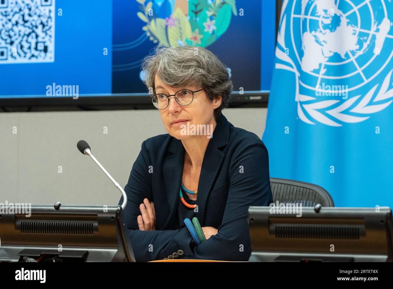 New York, USA. 12th Sep, 2023. Imme Scholz, Co-President of the ...