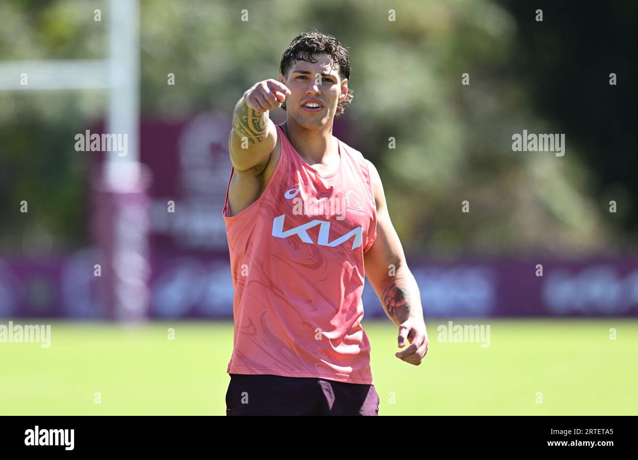Brisbane, Australia. 13th Sep, 2023. Jordan Riki is seen during a ...