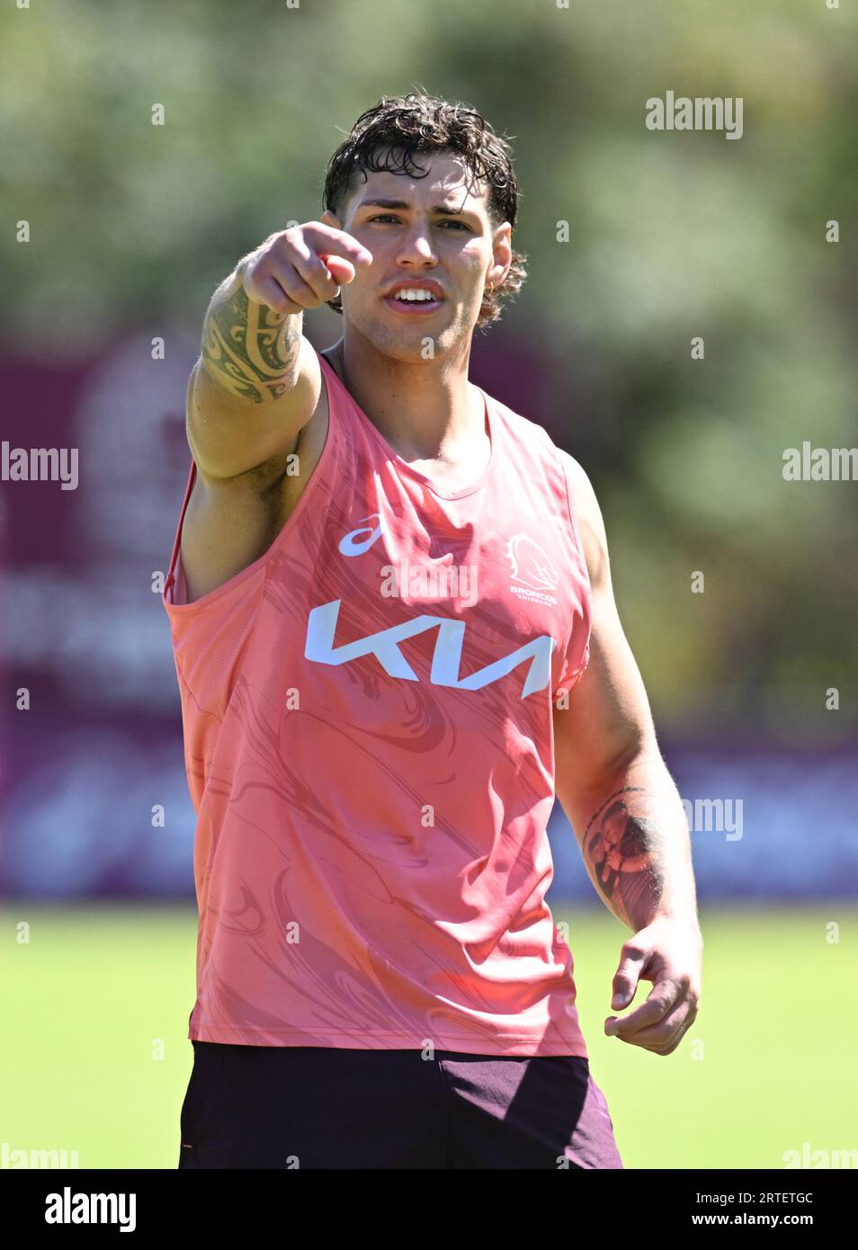 Brisbane, Australia. 13th Sep, 2023. Jordan Riki is seen during a ...