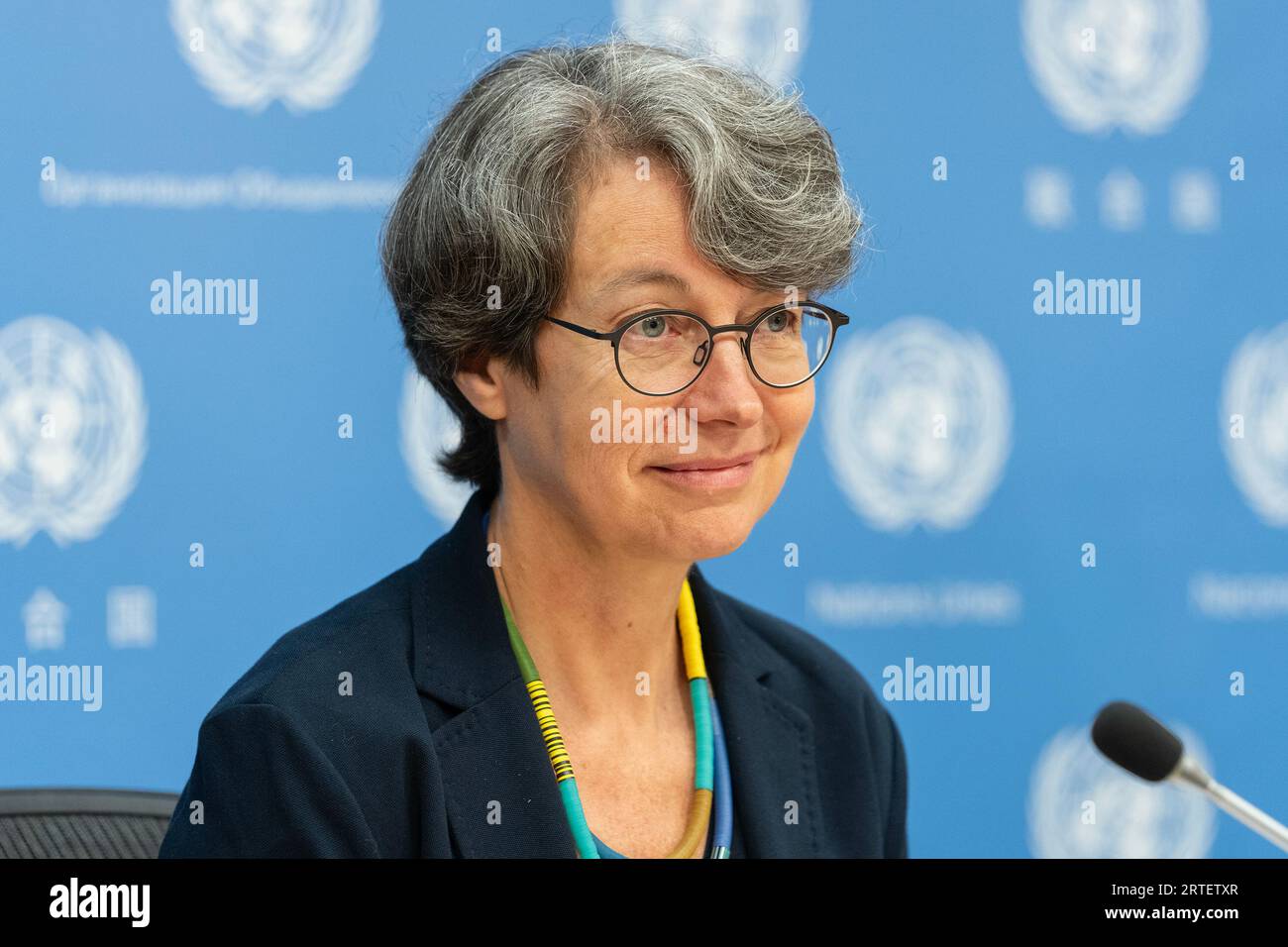 New York, USA. 12th Sep, 2023. Imme Scholz, Co-President of the ...