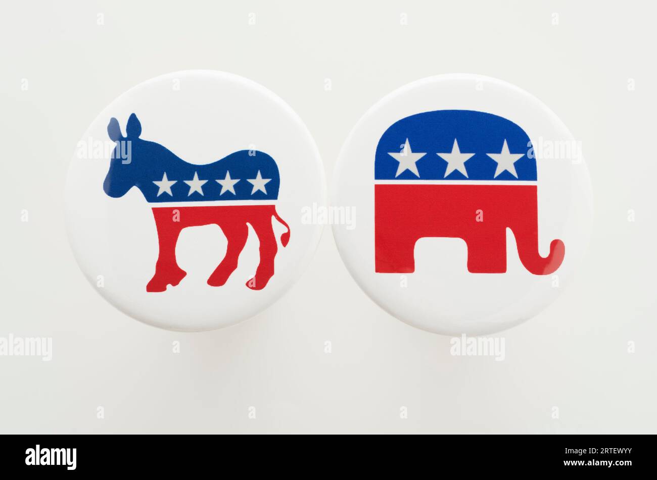 Political party buttons hi-res stock photography and images - Alamy