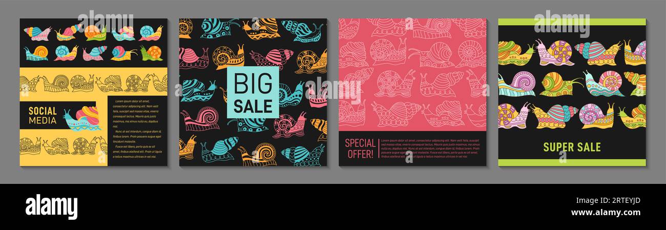 Child snails Stock Vector Images - Alamy