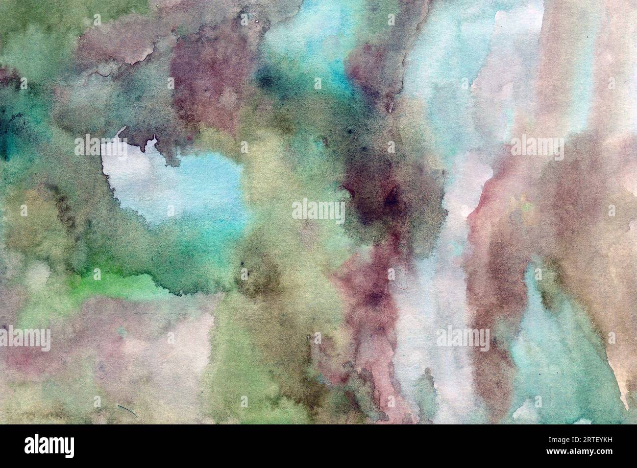 Green pink gradient watercolor paper background texture Stock Photo - Alamy