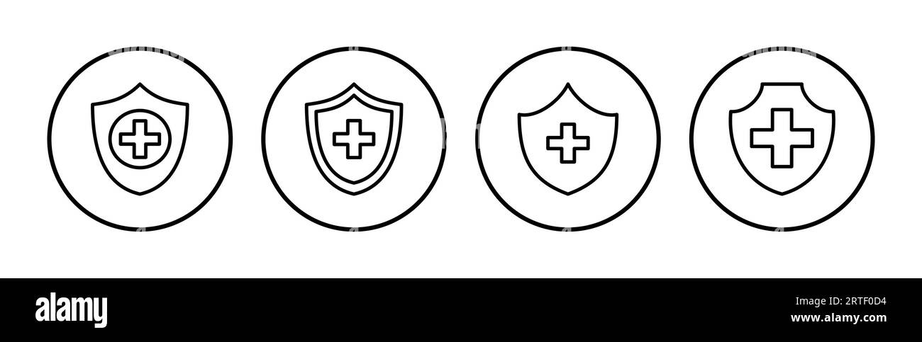Health insurance icon vector. medical insurance icon Stock Vector Image ...