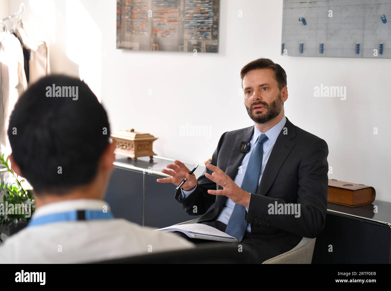 (230913) -- GENEVA, Sept. 13, 2023 (Xinhua) -- World Trade Organization ...