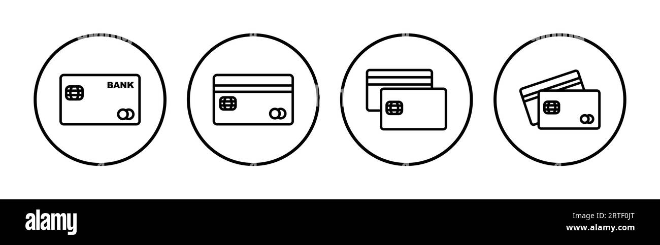 Credit card icon vector. payment icon. debit payment icon Stock Vector ...