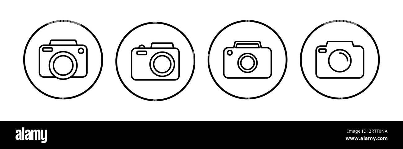 Camera Icon in trendy flat style isolated. Camera symbol web site ...