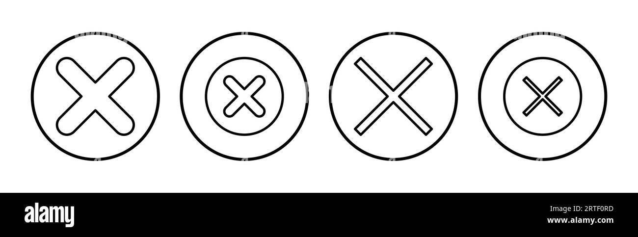 Clear rejection Stock Vector Images - Alamy