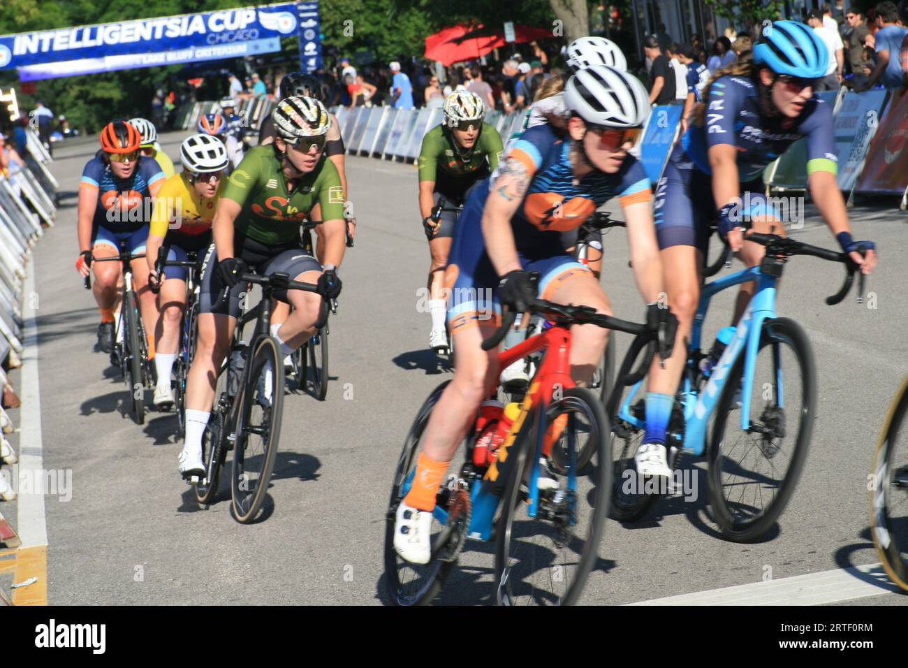 Women's Cycling at Lake Bluff Criterium during the Intelligentsia Cup ...