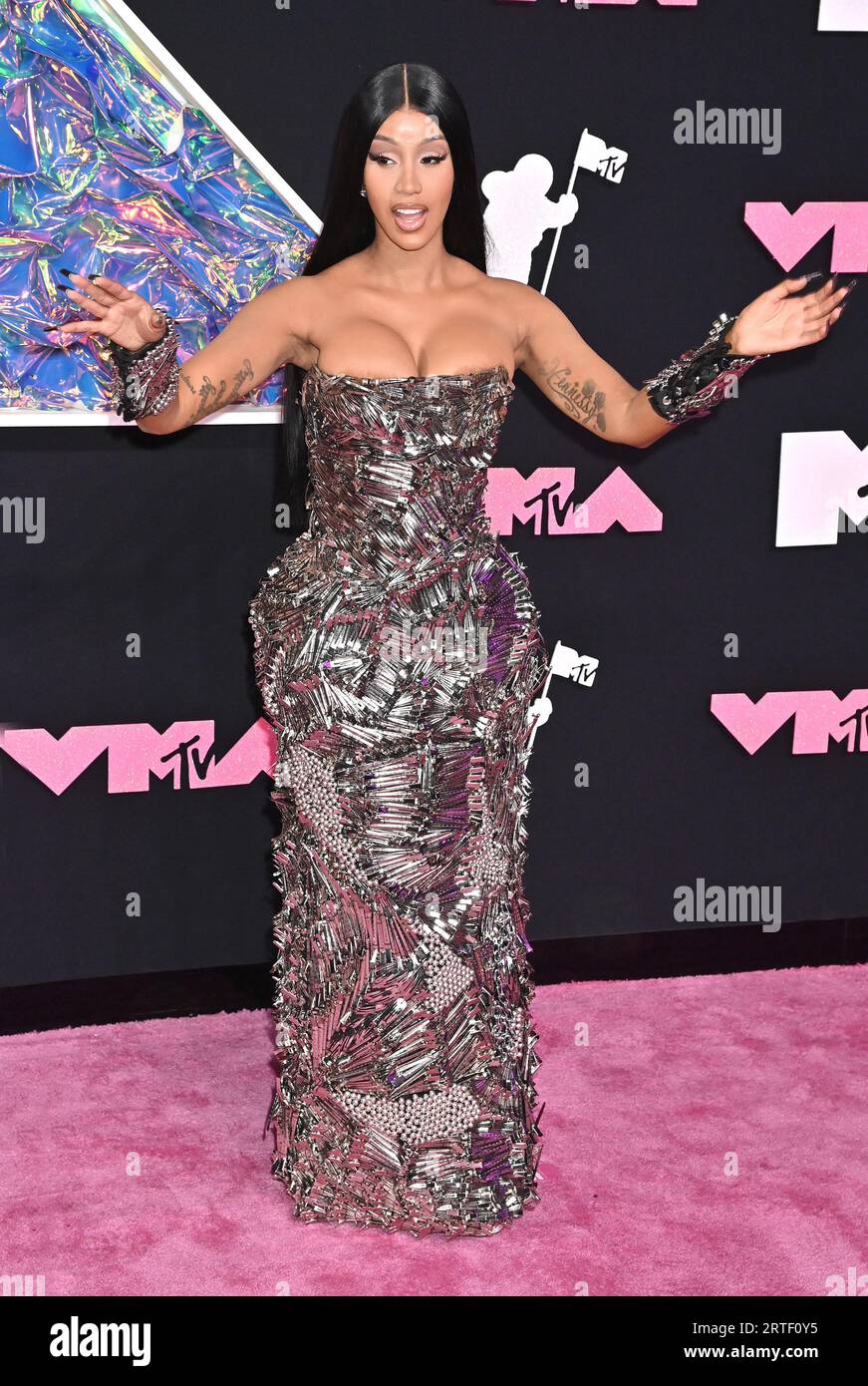 Newark, USA. 12th Sep, 2023. Cardi B arriving to the 2023 Video Music ...