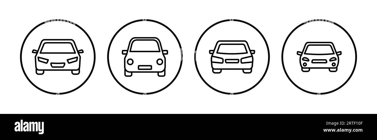 Car icon vector. Car sign. sedan Stock Vector Image & Art - Alamy