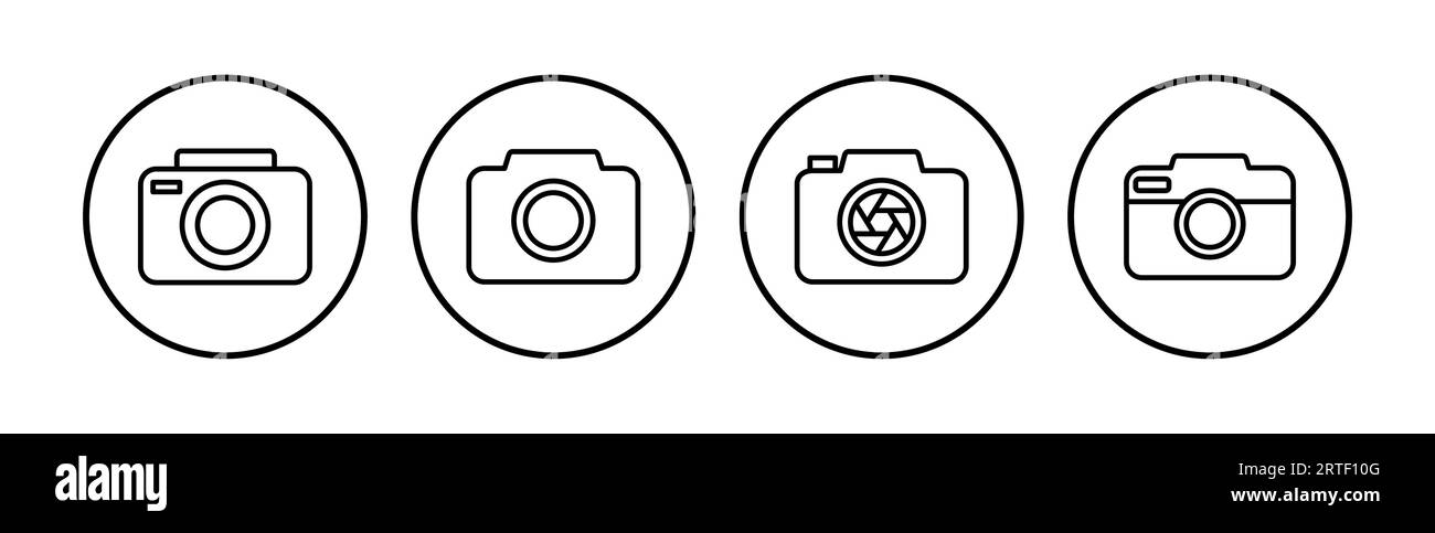 Camera Icon in trendy flat style isolated. Camera symbol web site ...