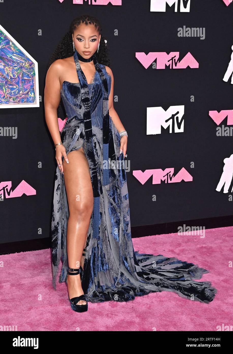 Newark, USA. 12th Sep, 2023. Chloe Bailey arriving to the 2023 Video ...